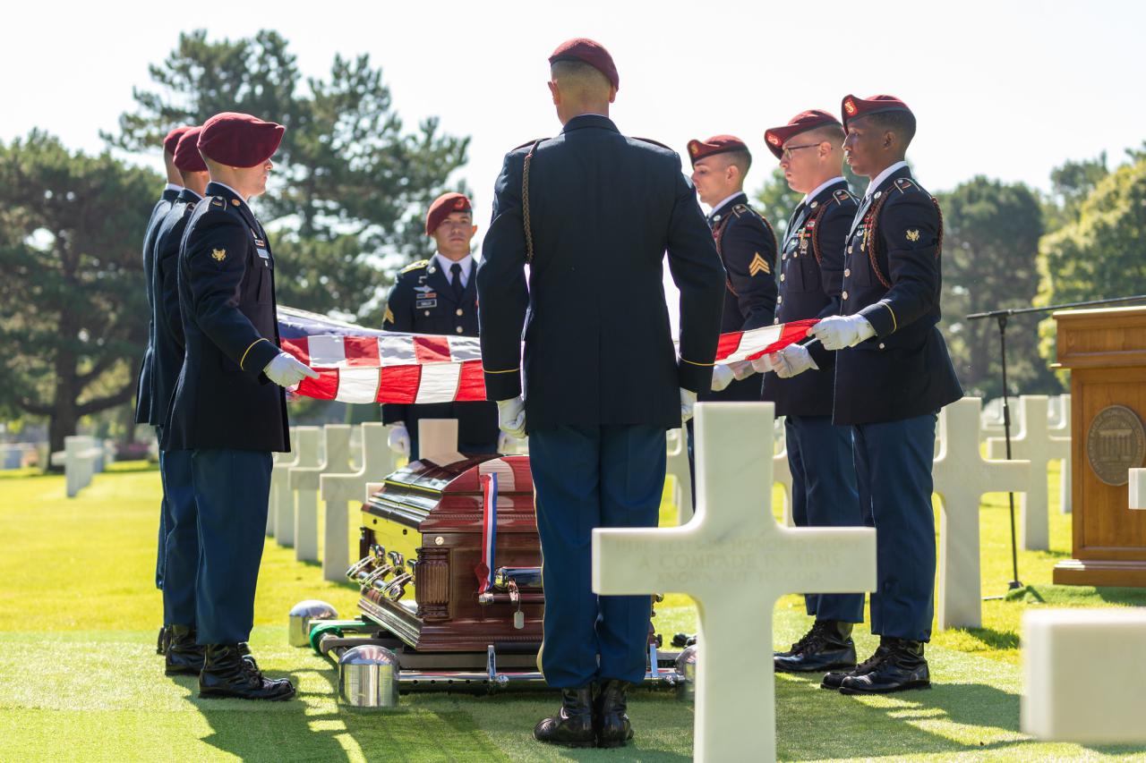 WWII Pilot 2nd Lt. William J. McGowan laid to rest at Normandy American ...