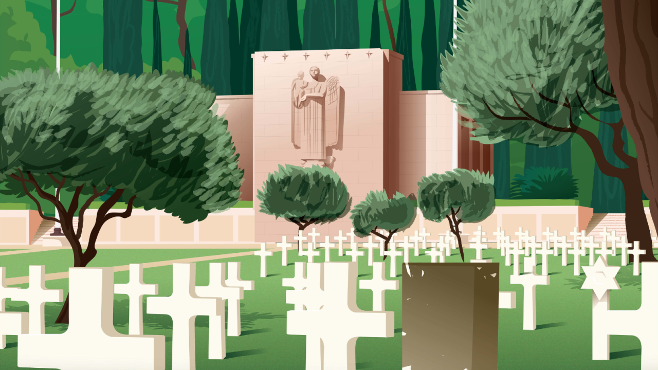 ABMC unveils unique vintage works of art of its cemeteries and iconic ...