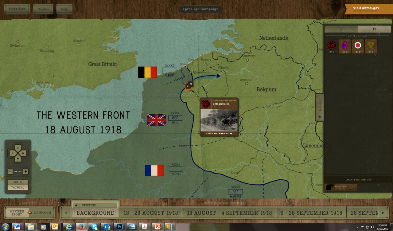 The Ypres-Lys Offensive, a World War I Online Interactive, Released ...